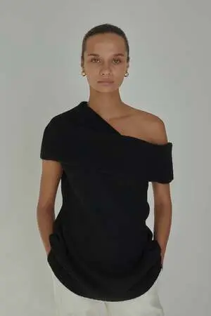 HEIRLOME Isabel Off-shoulder Cashmere Sweater