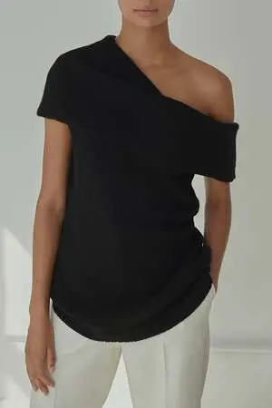 HEIRLOME Isabel Off-shoulder Cashmere Sweater