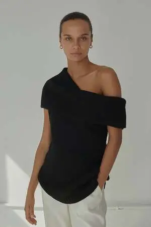 HEIRLOME Isabel Off-shoulder Cashmere Sweater