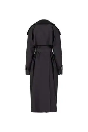 HEIRLOME Micaela Deconstructed Trench Coat In Italian Silk And Wool
