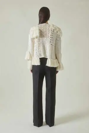 HEIRLOME Nova Tailored Trousers In Silk And Wool
