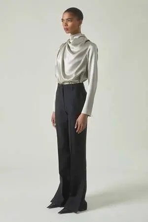 HEIRLOME Nova Tailored Trousers In Silk And Wool
