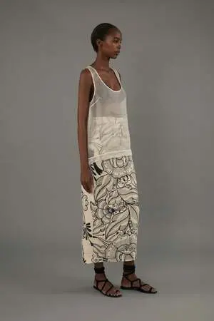 HEIRLOME Elaine Organza Tank Top
