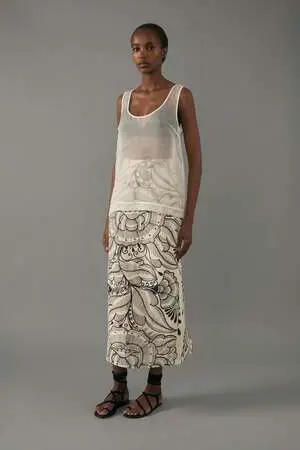 HEIRLOME Elaine Organza Tank Top