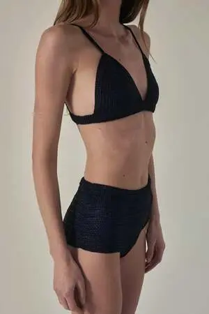 HEIRLOME Agnes Bralette - Black