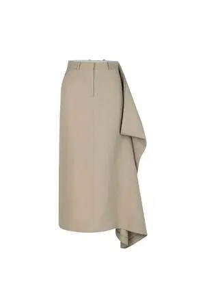 HEIRLOME Augusta Skirt In Linen - Sage