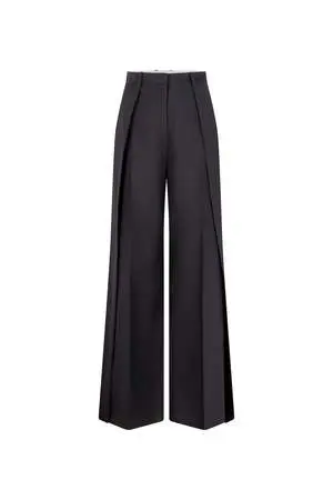 HEIRLOME Tova Tailored Silk & Wool Faille Trousers