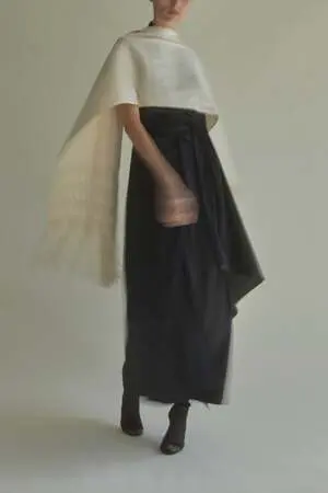 HEIRLOME Barbara Halterneck Dress In Double-face Silk Satin
