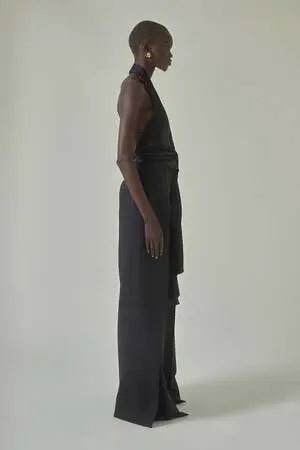 HEIRLOME Barbara Halter Top In Silk Satin