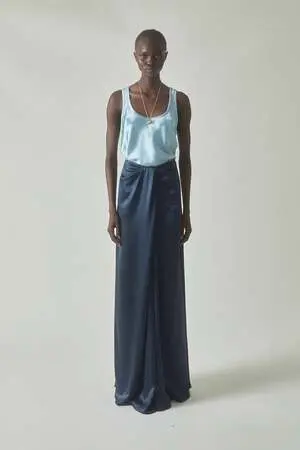 HEIRLOME Leticia Maxi Skirt In Silk Crepe-back Satin