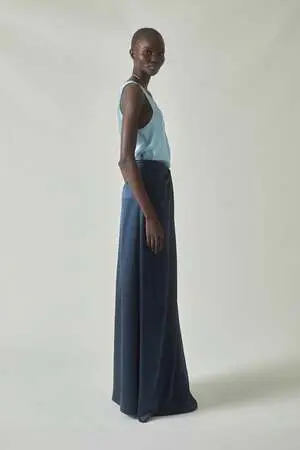 HEIRLOME Leticia Maxi Skirt In Silk Crepe-back Satin