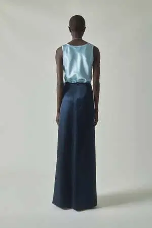 HEIRLOME Leticia Maxi Skirt In Silk Crepe-back Satin