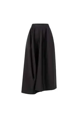 HEIRLOME Karla Midi Skirt In Italian Silk-wool Faille