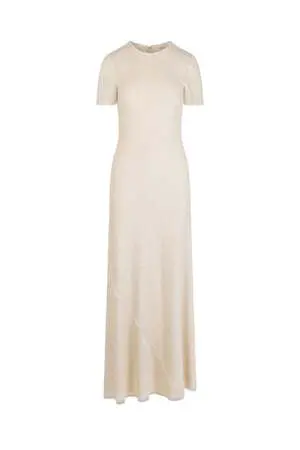 HEIRLOME Julia Dress: Short Sleeve Midi Dress In Fsc Certified Viscose Boucle