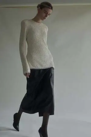 HEIRLOME Lexi Leather Midi Skirt