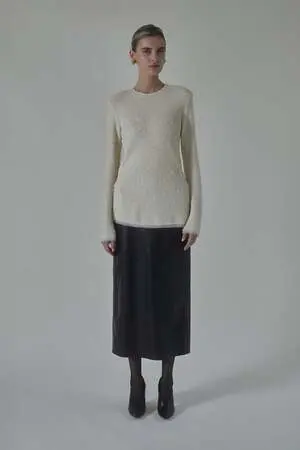 HEIRLOME Lexi Leather Midi Skirt