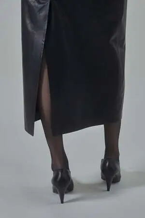 HEIRLOME Lexi Leather Midi Skirt