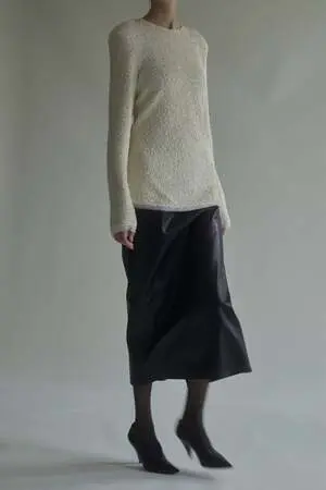 HEIRLOME Lexi Leather Midi Skirt