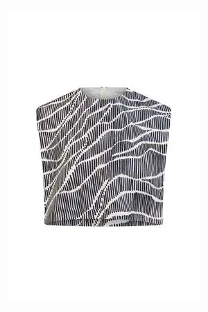 HEIRLOME Milagros Top In Linear Print