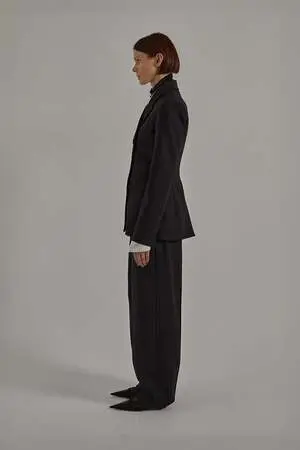 HEIRLOME Carolyn Wool Twill Blazer