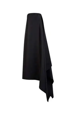 HEIRLOME Wren Strapless Asymmetrical Draped Dress