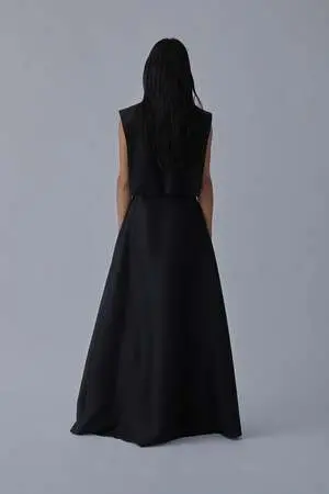 HEIRLOME Rosalie A-line Silk Shantung Skirt