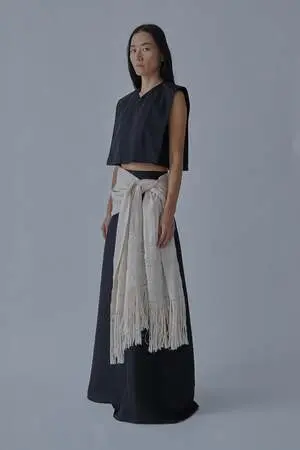 HEIRLOME Rosalie A-line Silk Shantung Skirt