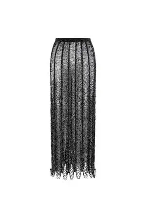 HEIRLOME Jackie Embroidered Sequin Midi Skirt