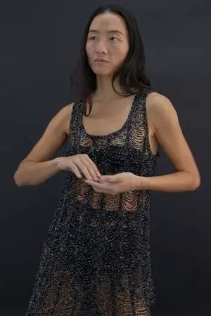 HEIRLOME Jackie Top Hand-embroidered Sequin And Bead Overlay