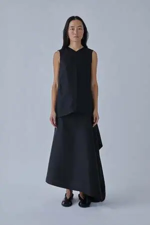 HEIRLOME Valerie Top In Italian Silk Shantung