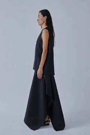 HEIRLOME Valerie Top In Italian Silk Shantung