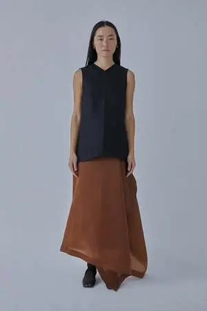 HEIRLOME Valerie Top In Italian Silk Shantung