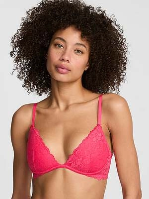 Pink Wink™ Uplift Wireless Plunge Bra - Pink