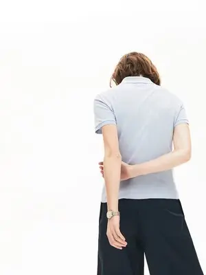 Lacoste L.12.d Slim Fit Stretch Mini Piqué Polo Shirt