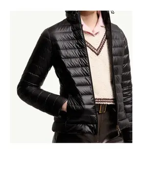 Moncler Short Zip-up Padded Jacket With Hood - Black