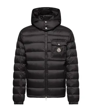 Moncler Verith Hooded Short Down Jacket - Black