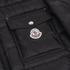 Moncler Verith Hooded Short Down Jacket - Black