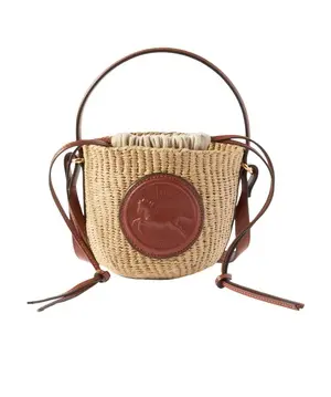 Chloé Horse Medal Mini Basket Bag