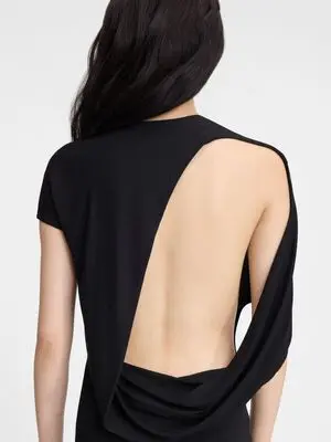 Jacquemus Drape Detailed Dress