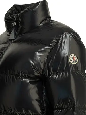 Moncler Abbadia Short Puffer Jacket - Black