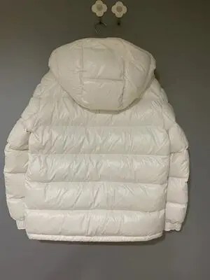 Moncler Maire Hooded Short Down Jacket - White