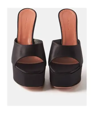 Amina Muaddi Open-toe Square-head High-heeled Sandals