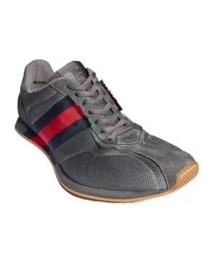 Gucci Tempo Web Low-top Sneakers - Dark Gray