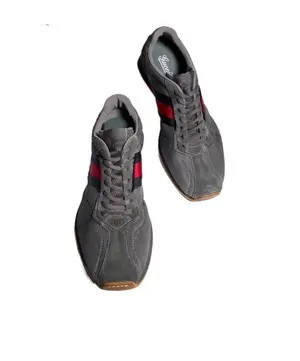 Gucci Tempo Web Low-top Sneakers - Dark Gray