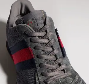 Gucci Tempo Web Low-top Sneakers - Dark Gray