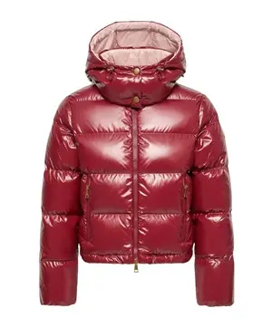Moncler Niveole Short Down Jacket - Ruby Red