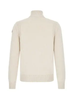 Moncler Padded Zip-up Cardigan - Light Beige