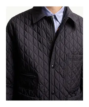 Moncler Theoline Diamond-quilted Padded Mid-length Jacket