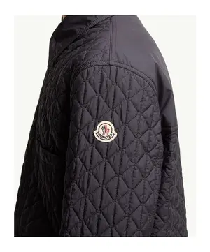 Moncler Theoline Diamond-quilted Padded Mid-length Jacket