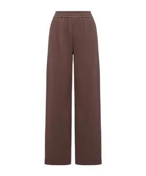 Moncler Logo Cotton Blend Sweatpants - Brown